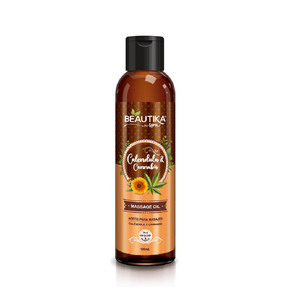 Aceite Beautika para Masajes Caléndula x 120 ML