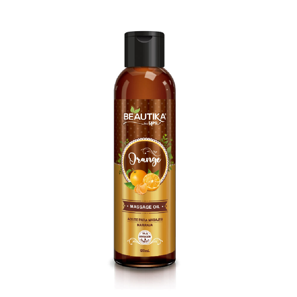 Aceite Beautika para Masajes Naranja x 120 ML