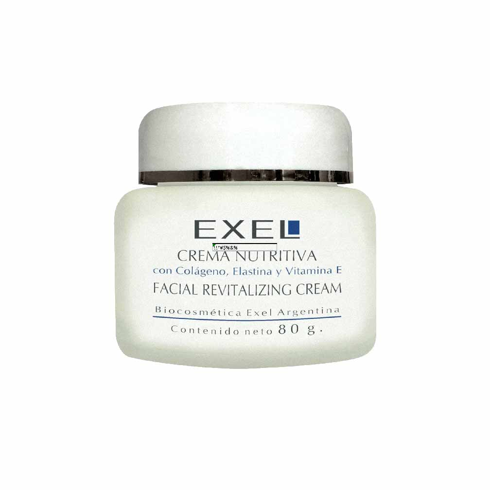 Crema Nutritiva Exel Con Colágeno Y Vitamina E 80 Gr
