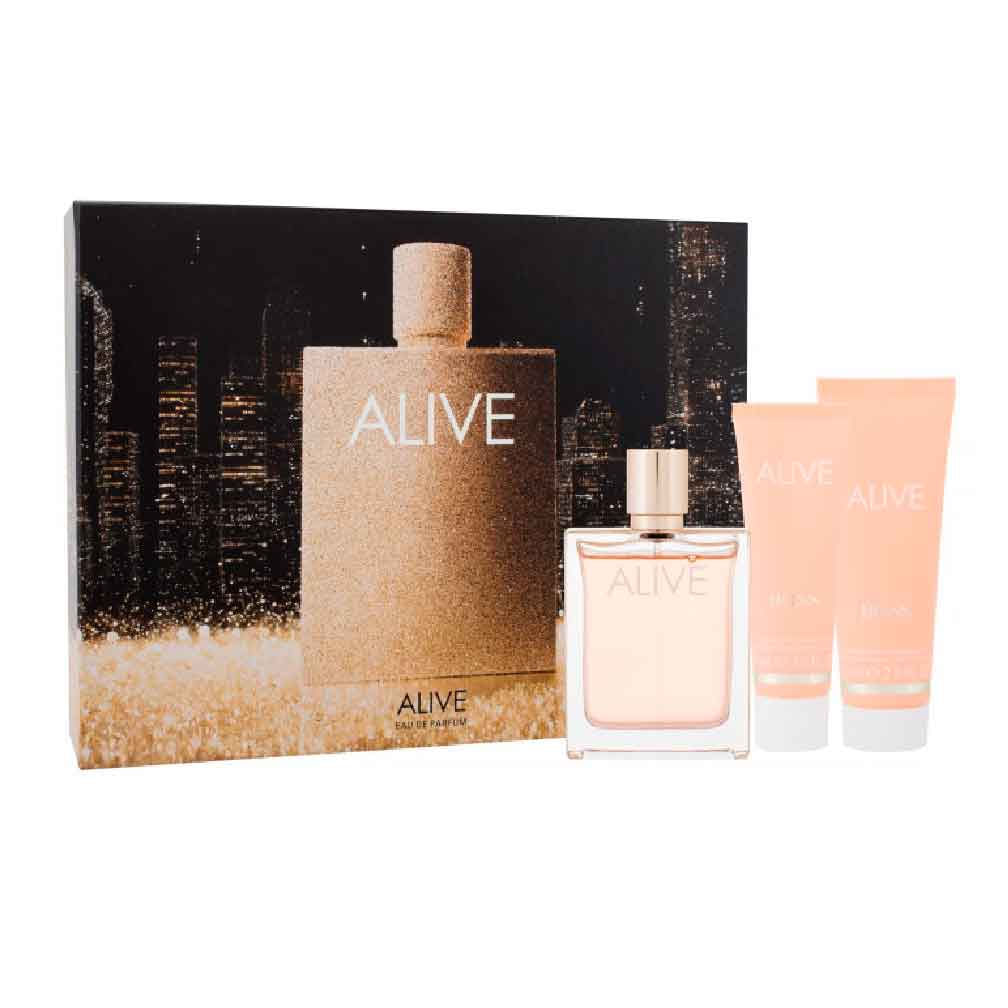 Hugo Boss Estuche - Alive Edp 80 Ml Body Lotion 75ml Gel de Ducha 50 Ml