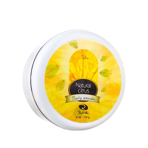 Talco Natural Citrus 4 Oz