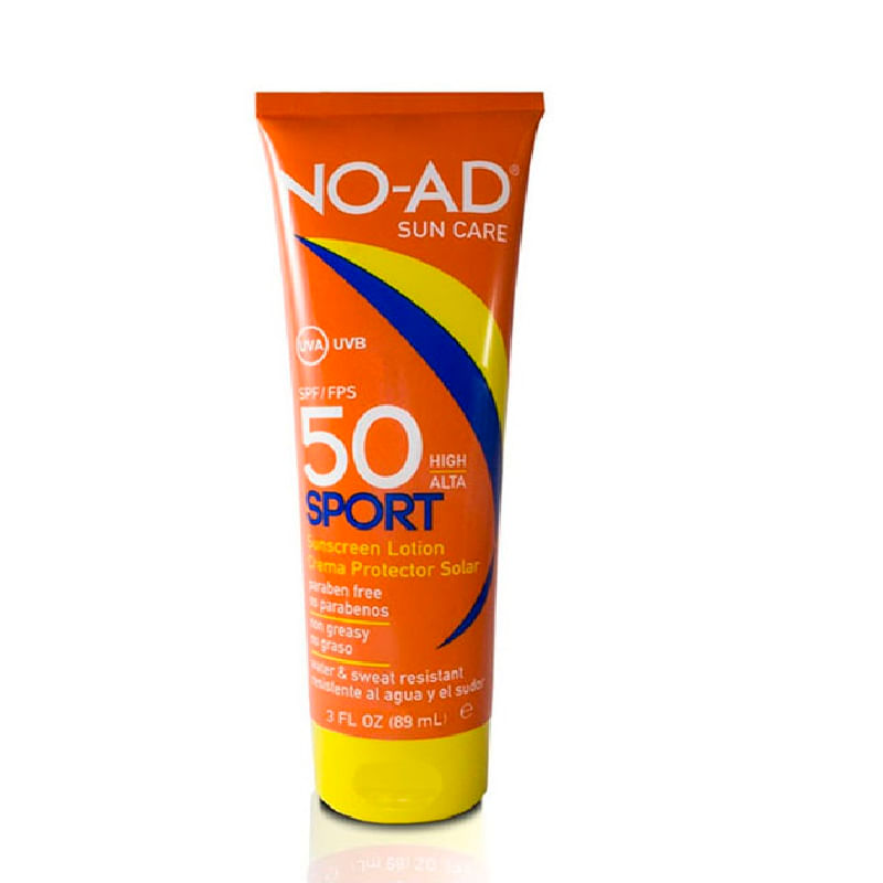 NO-AD Protector solar Spf 50 sport x 89 ml