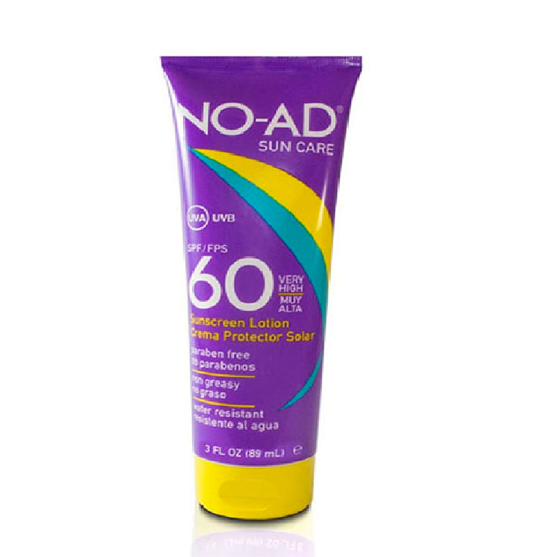 NO-AD Protector solar Spf 60 x 89 ml