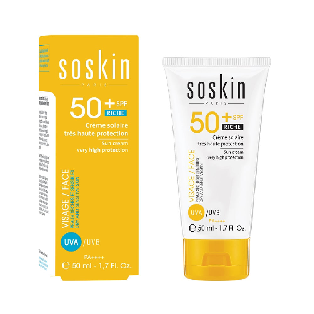 Crema Soskin Sun Very High Pr Caja 50 Ml