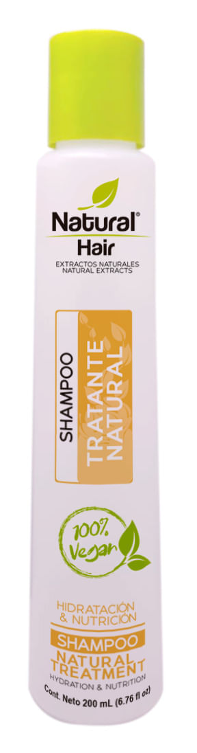 Shampoo Natural Hair Tratante Natural Frasco 200 Ml
