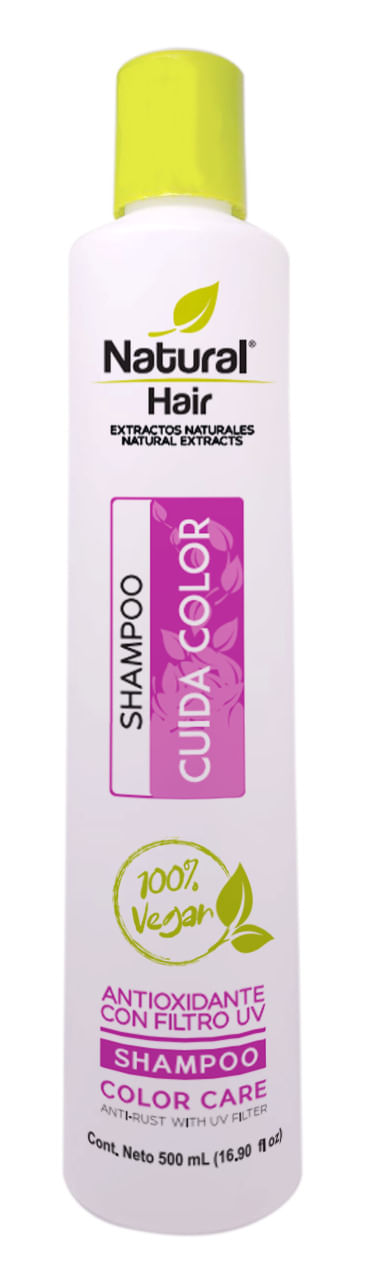 Shampoo Natural Hair Cuida Color Caja 500Ml
