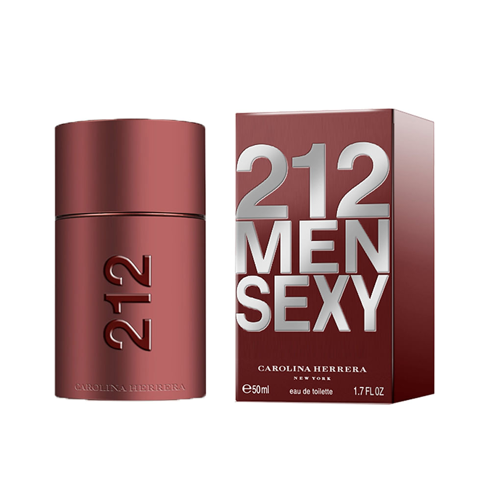 Edt Carolina Herrera 212 Sexy Men Caja 50 Ml