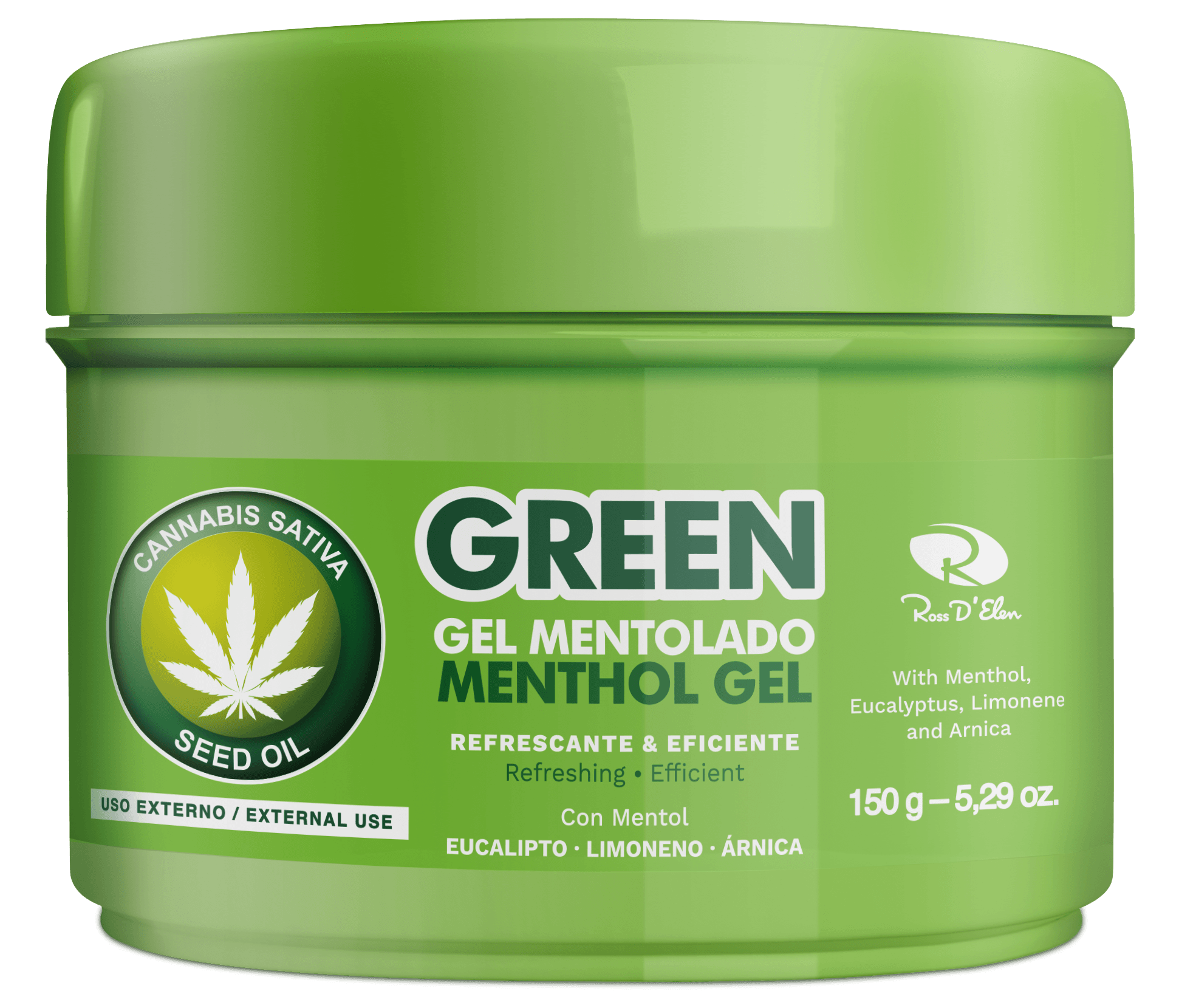 Green Gel Mentolado x 150 gr
